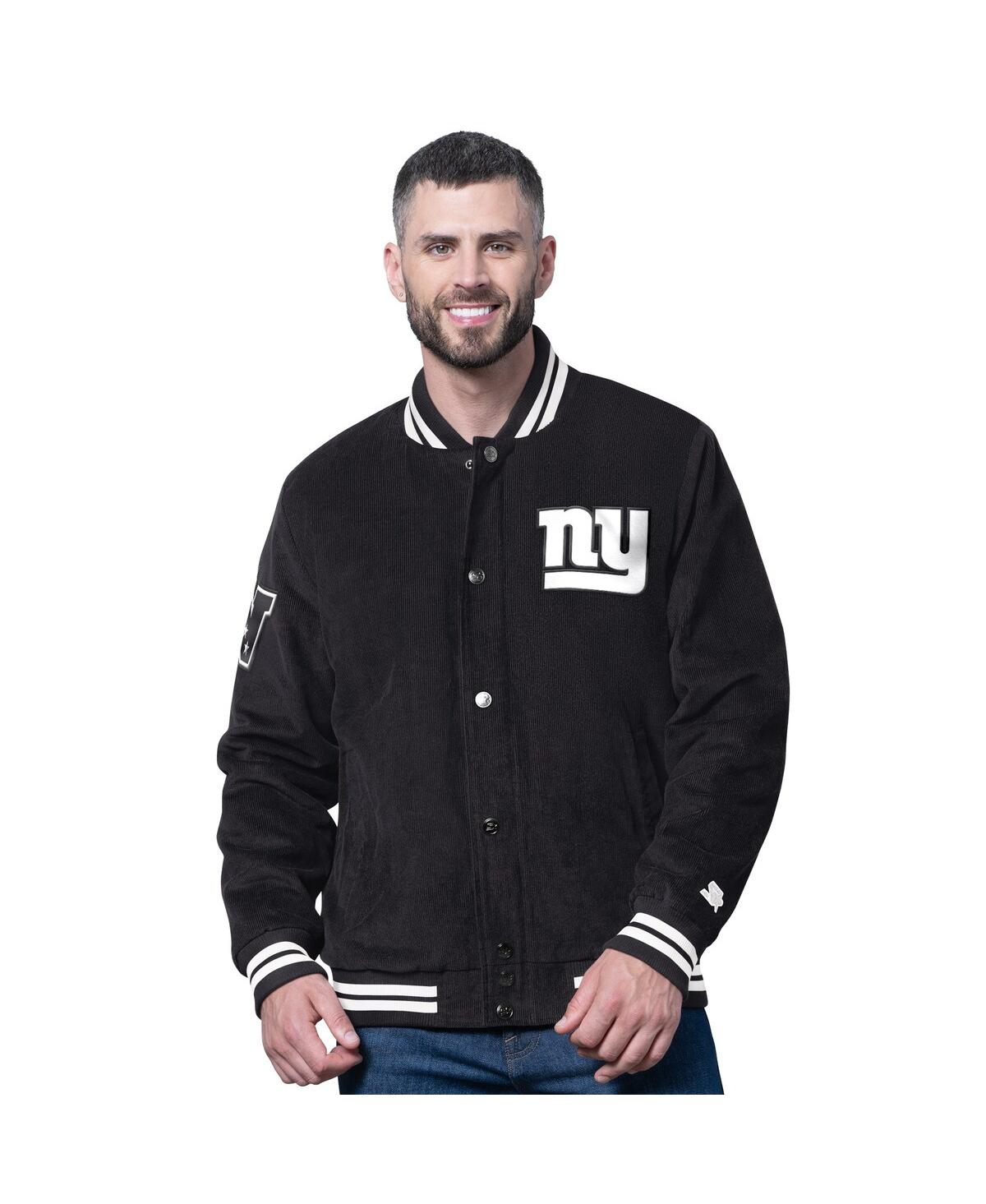 Click here for Starter Mens Black New York Giants Blackout Cordur... prices
