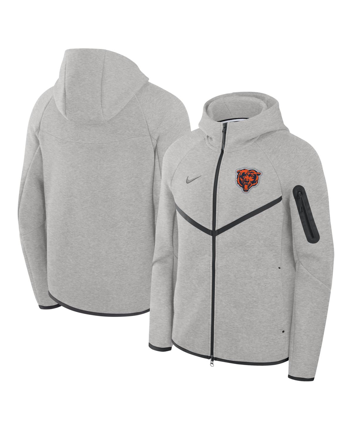Click here for Nike Mens Heather Gray Chicago Bears Tech Fleece F... prices
