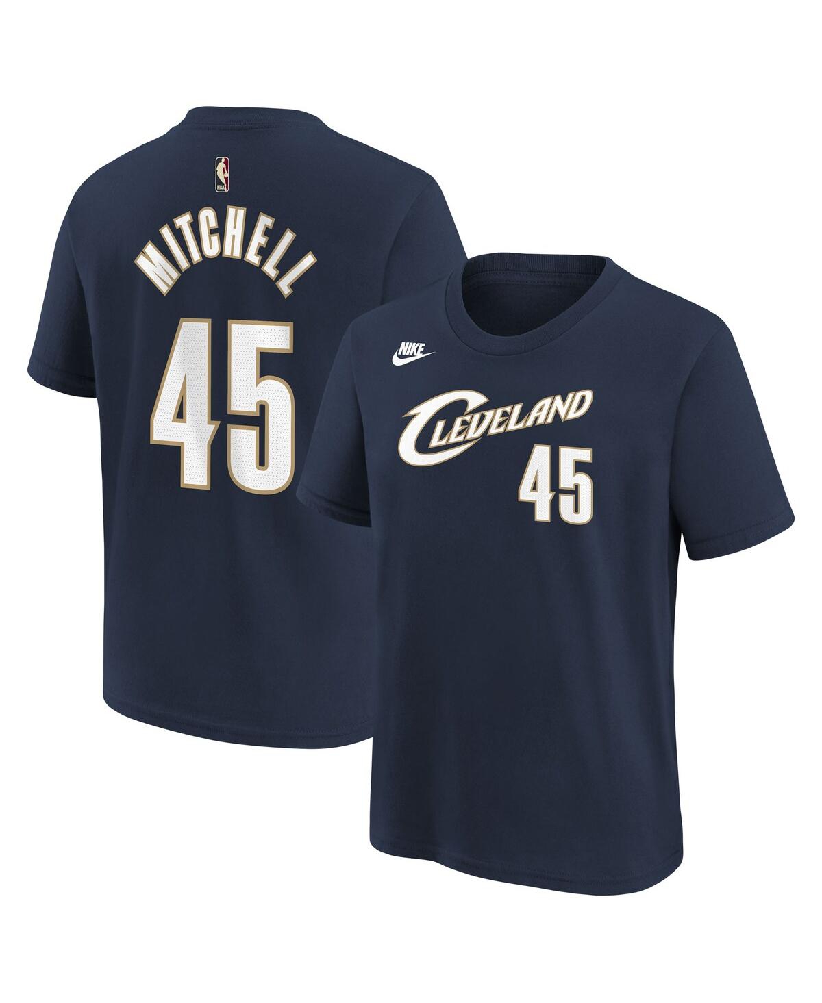 Click here for Nike Big Boys and Girls Donovan Mitchell Navy Clev... prices