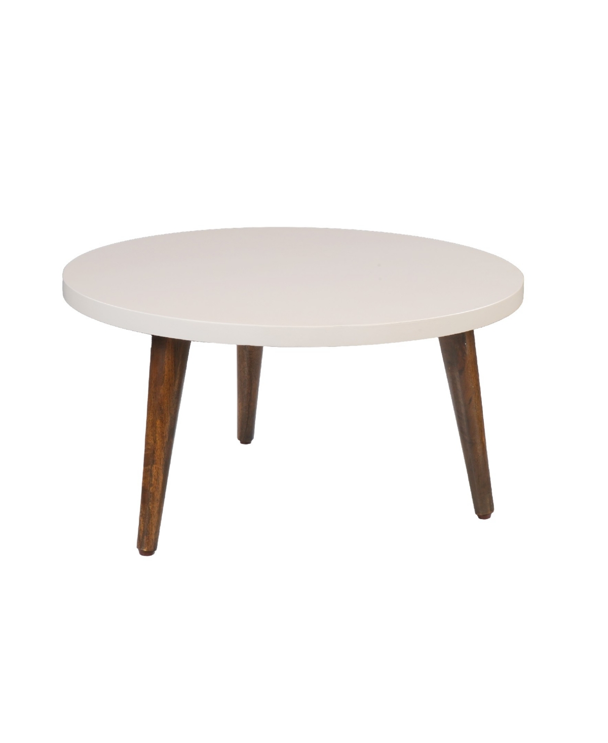 Click here for Benzara 24 Mango Wood Modern Coffee Table - White prices
