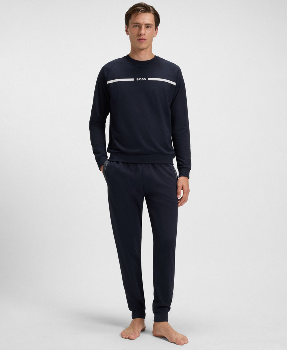 Click here for Boss Mens Authentic Long-Sleeve Crewneck Sweatshir... prices