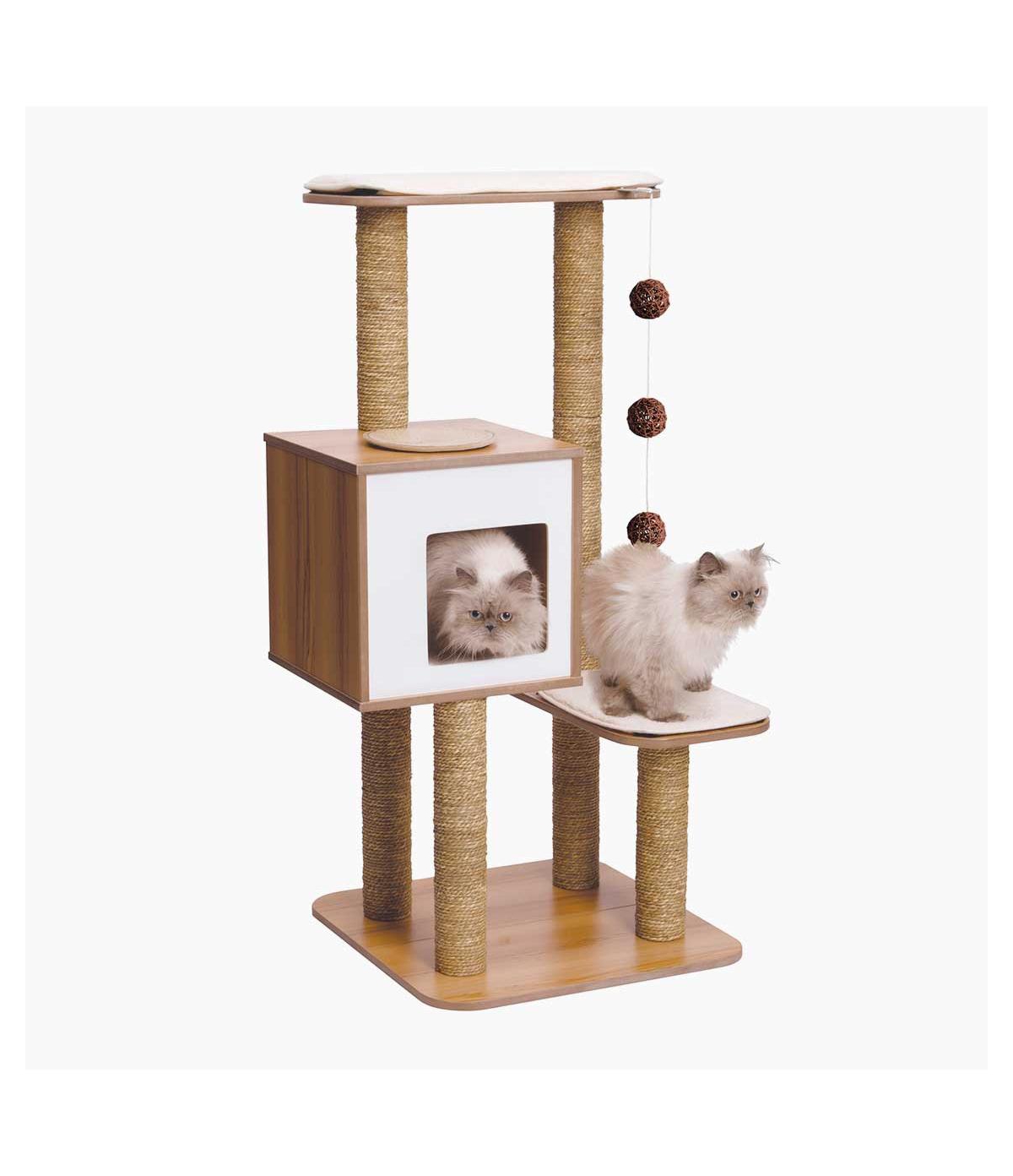 Click here for Catit Vesper Cat Furniture V-High Base  Walnut prices