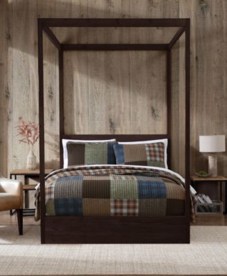 Click here for Eddie Bauer Classic Patchwork Cotton Reversible Qu... prices