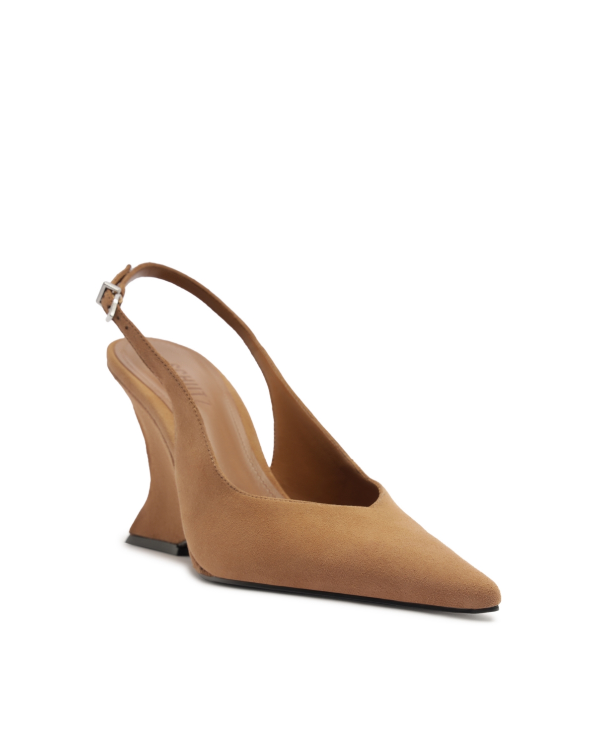 Click here for Schutz Womens Siena Buckle Pumps - Wood prices
