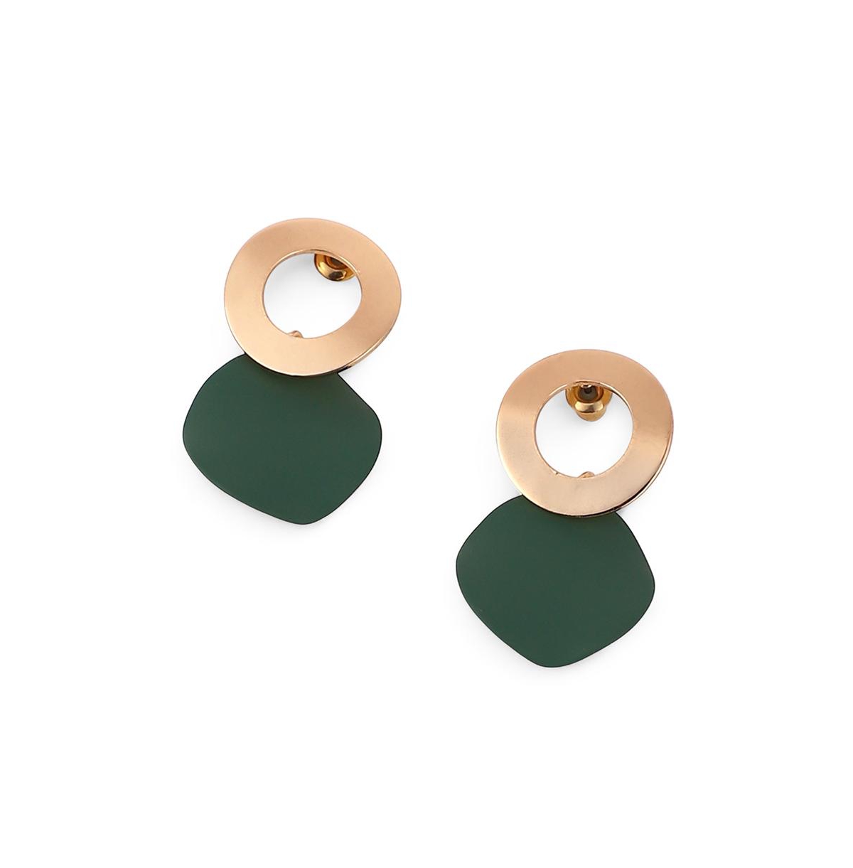 Click here for Sohi Womens The Circular-Plate Drop Earrings - For... prices