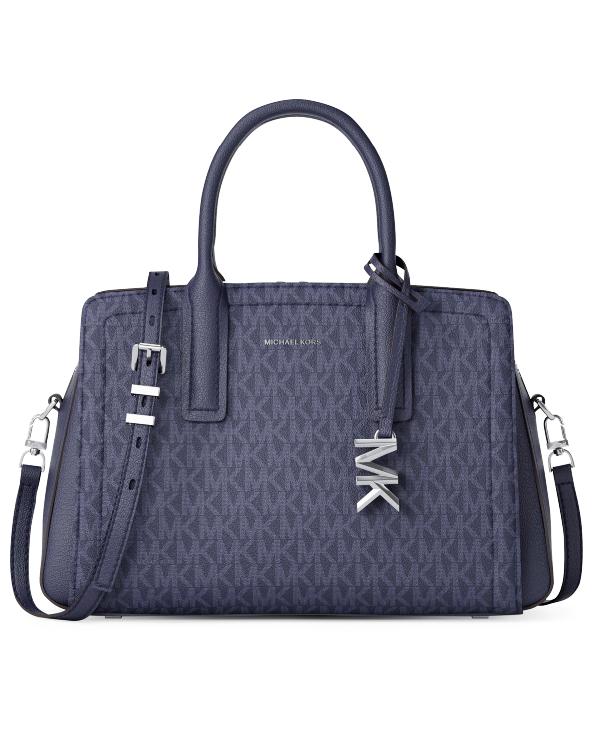 Click here for Michael Kors Laila Small Signature Logo Satchel Ha... prices