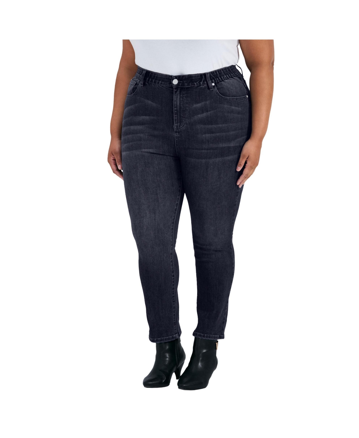 Click here for Avenue Womens Jena Skinny Jean - Dark wash prices