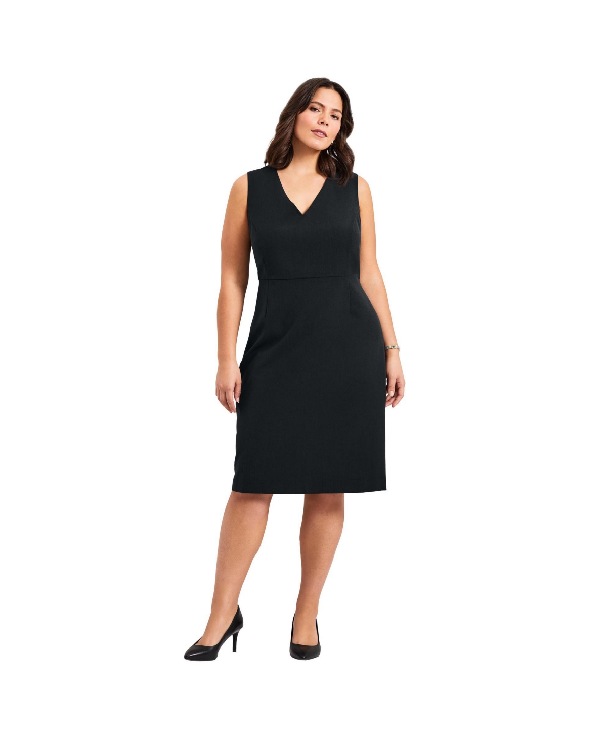 Click here for Avenue Womens Cool Hand Sleeveless Dress - Black prices