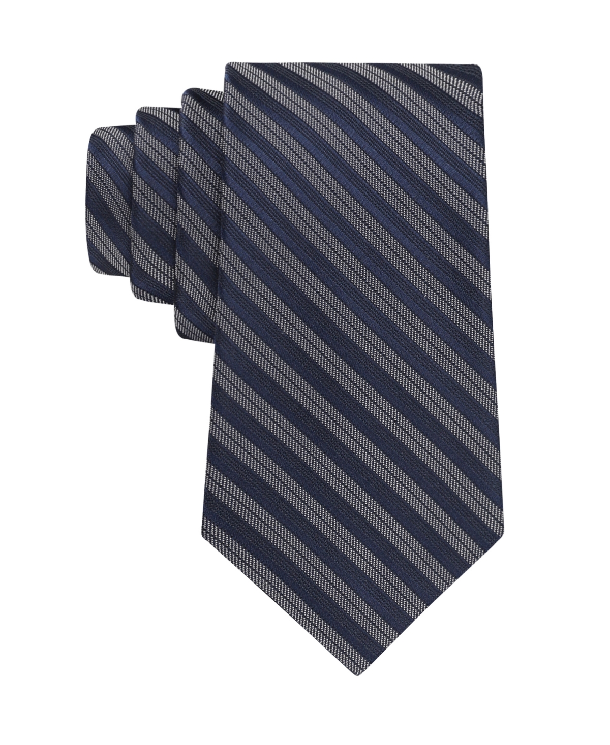 Click here for Calvin Klein Mens Margot Stripe Tie - Navy prices