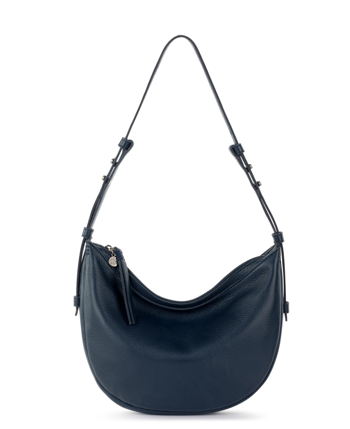 Click here for The Sak Tess Leather Medium Shoulder Bag - Indigo prices