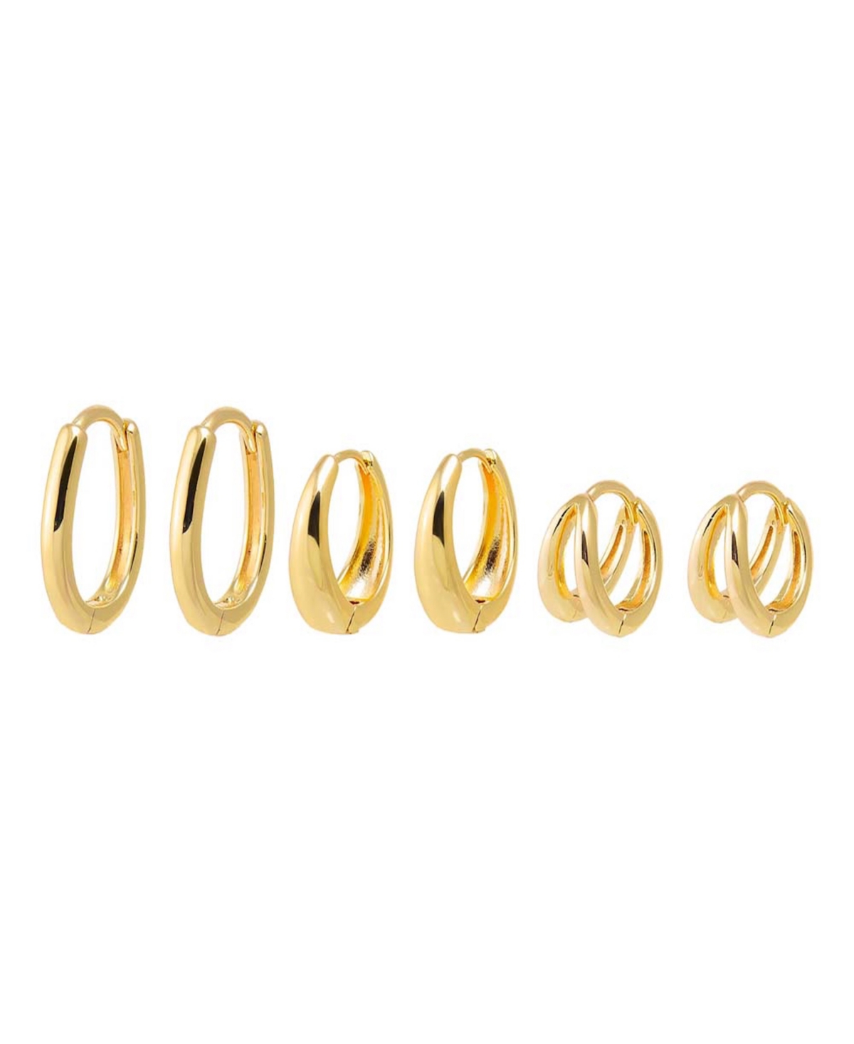 Click here for by Adina Eden Fun Solid Gold Plated Huggie Earring... prices