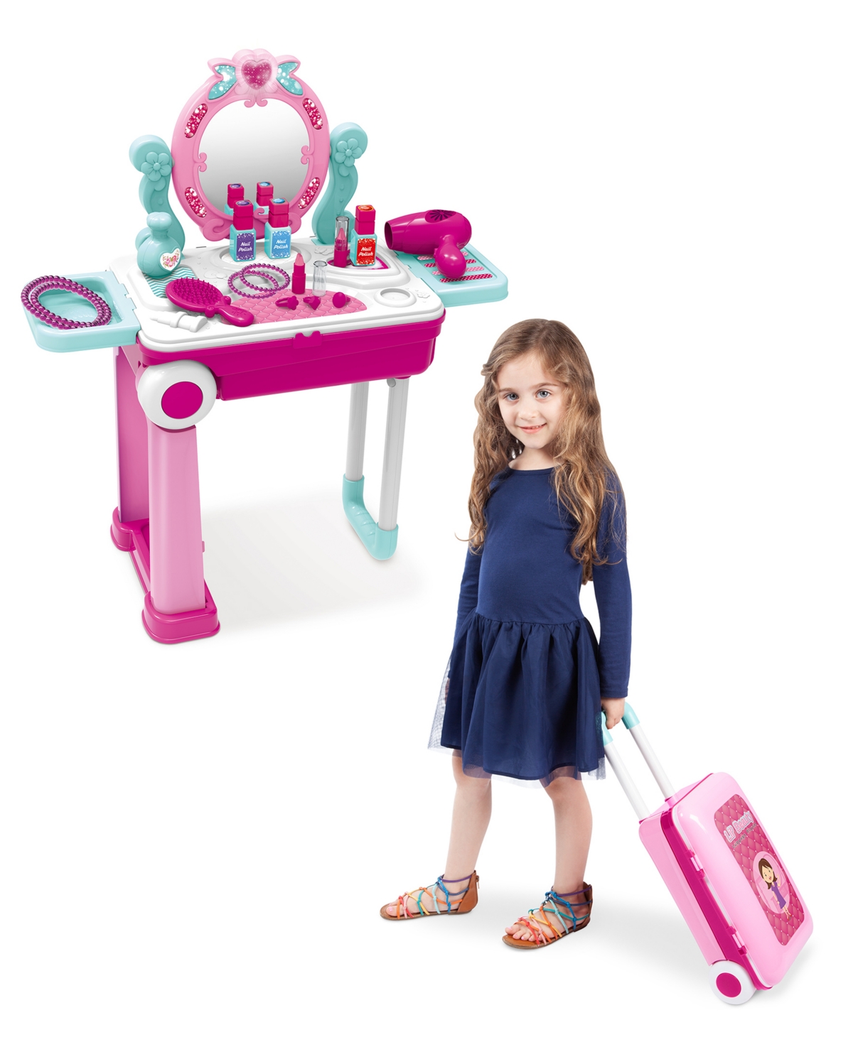 Click here for World Tech Toys Lil Beauty Mobile Suitcase Playset prices