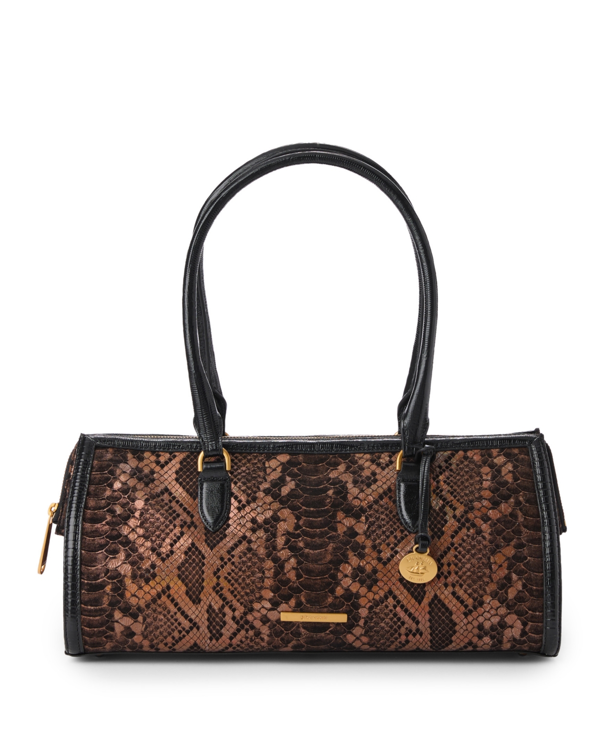 Click here for Brahmin Sophia Large Melbourne Satchel Bag - Bronz... prices