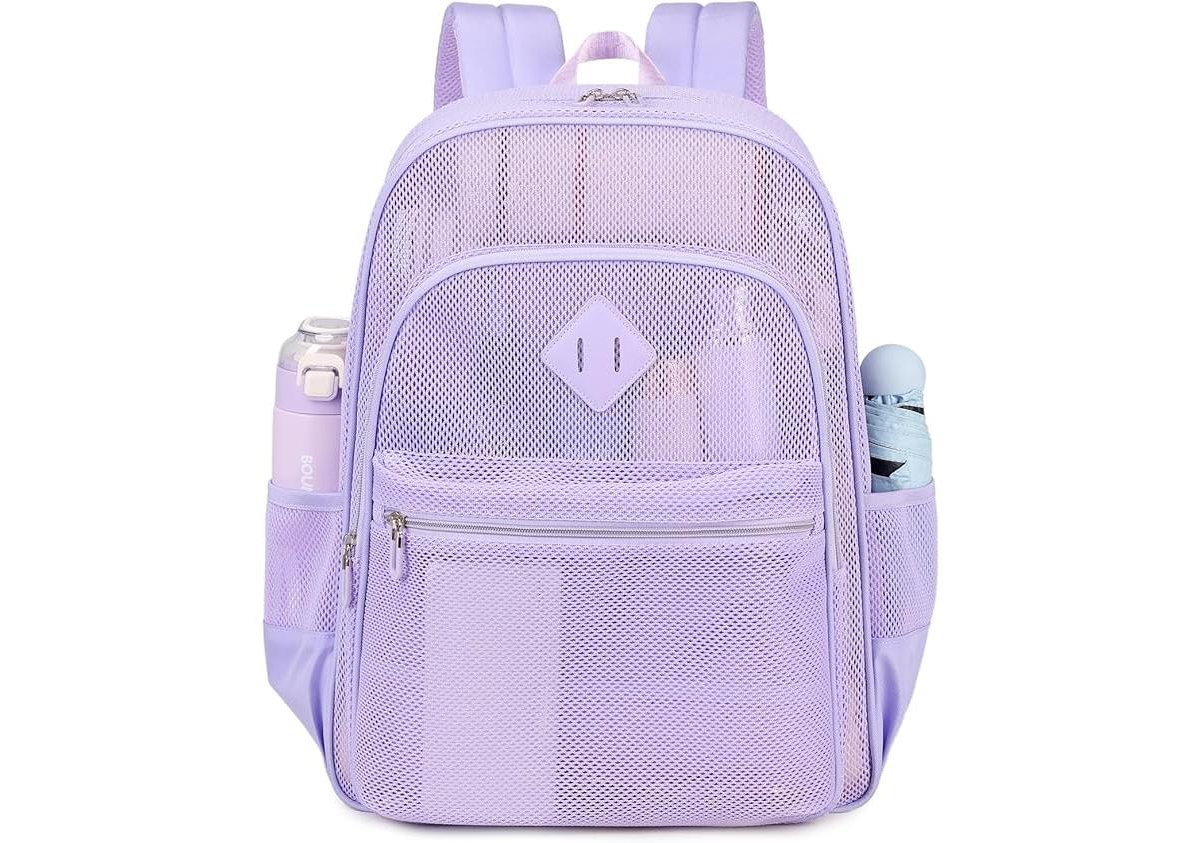 Click here for Batfox Mesh Backpack Heavy Duty  See Through Schoo... prices
