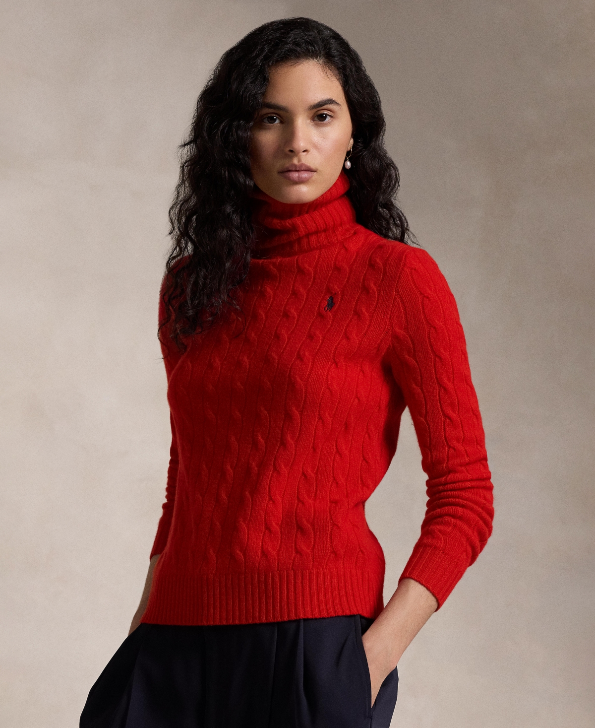 Click here for Polo Ralph Lauren Womens Turtle Neck Sweater - Fir... prices