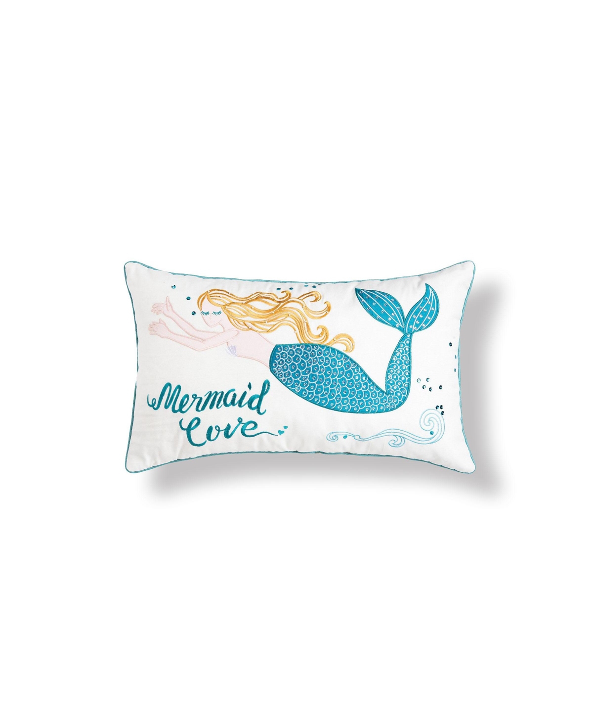 Click here for C&F Home Mermaid Love" Embroidered Cotton Ble... prices