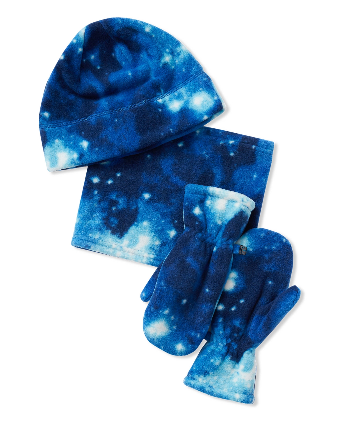 Click here for Lands End Kids Cozy Fleece Hat-Scarf-Gloves Set -... prices