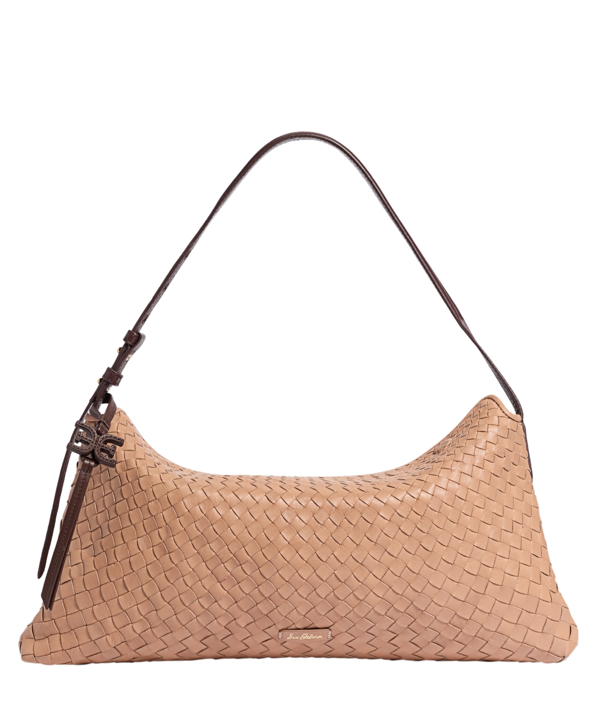 Click here for Sam Edelman Petty Medium Shoulder Bag - Mocha Mous... prices