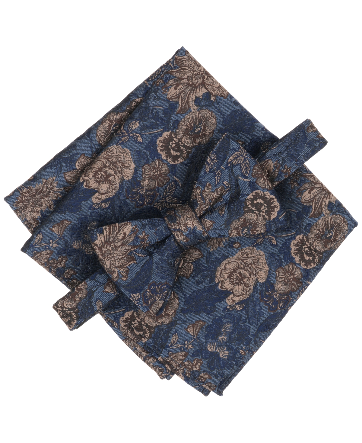 Click here for Bar Iii Mens Easton Floral Bow Tie and Pocket Squa... prices