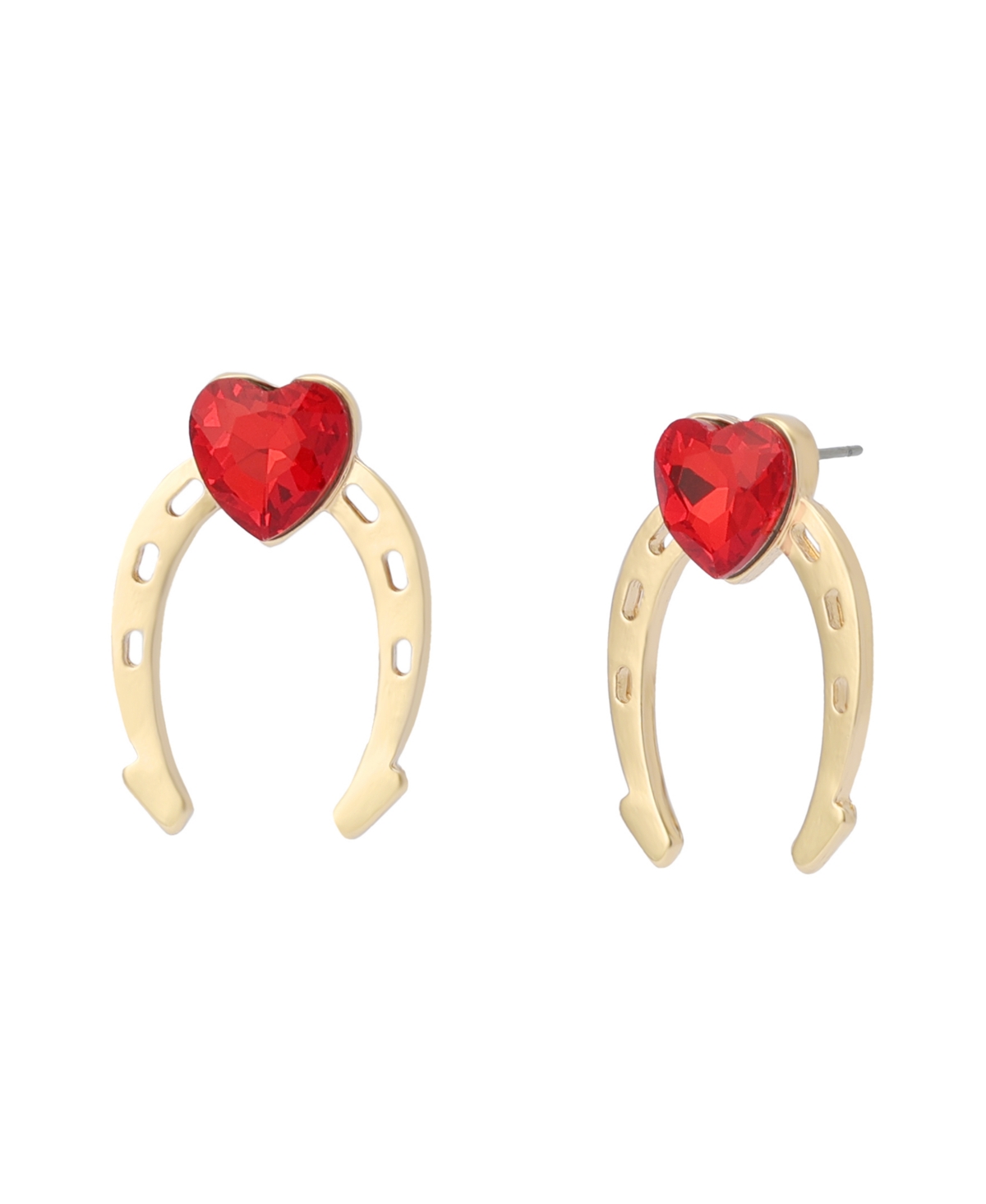 Click here for Betsey Johnson Faux Stone Horseshoe Stud Earrings... prices