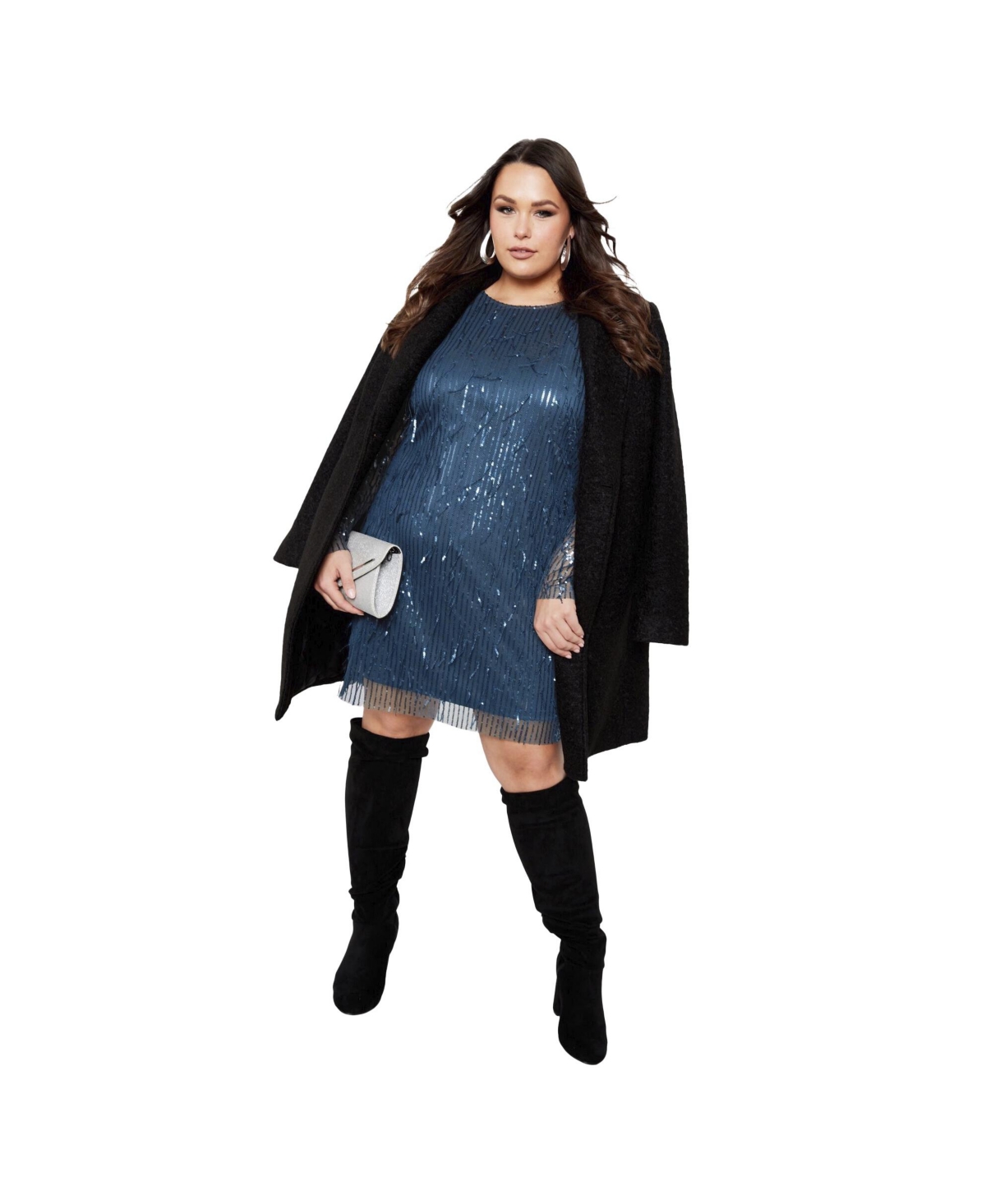 Click here for Avenue Womens Plus Size Nouveau Nights Dress - Tea... prices
