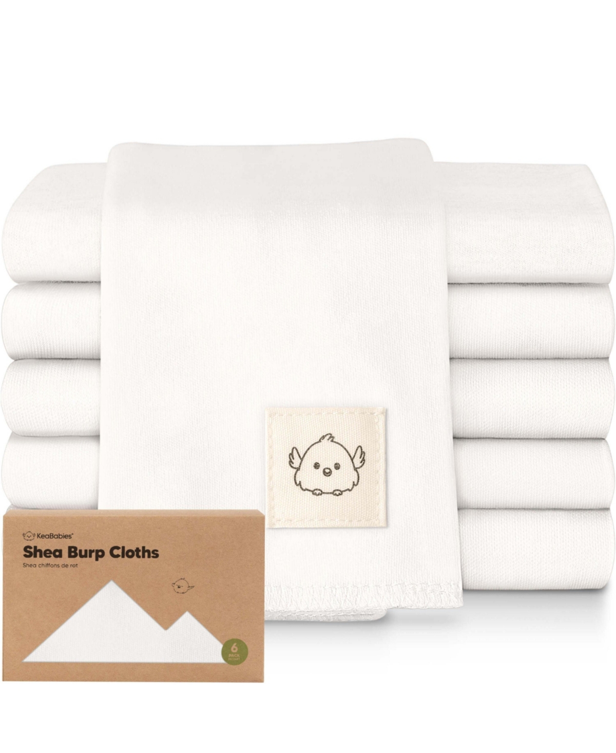 Click here for KeaBabies 6pk Shea Baby Burp Cloths for Baby Boys... prices