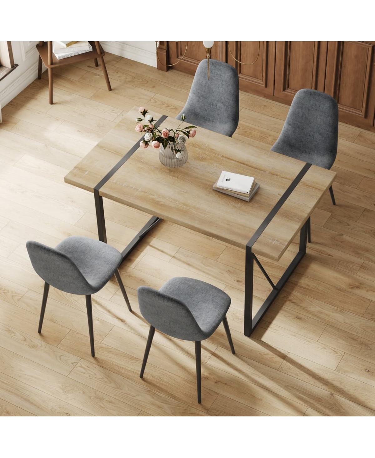 Click here for Maison Boucle 5-Piece Dining Set with Upholstered... prices
