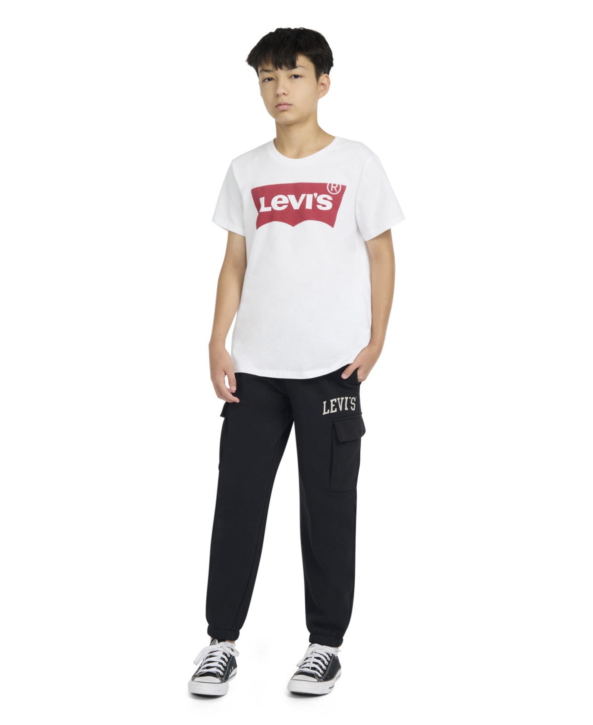 Click here for Levis Boys 8-20 Cargo Jogger Pants - Black prices