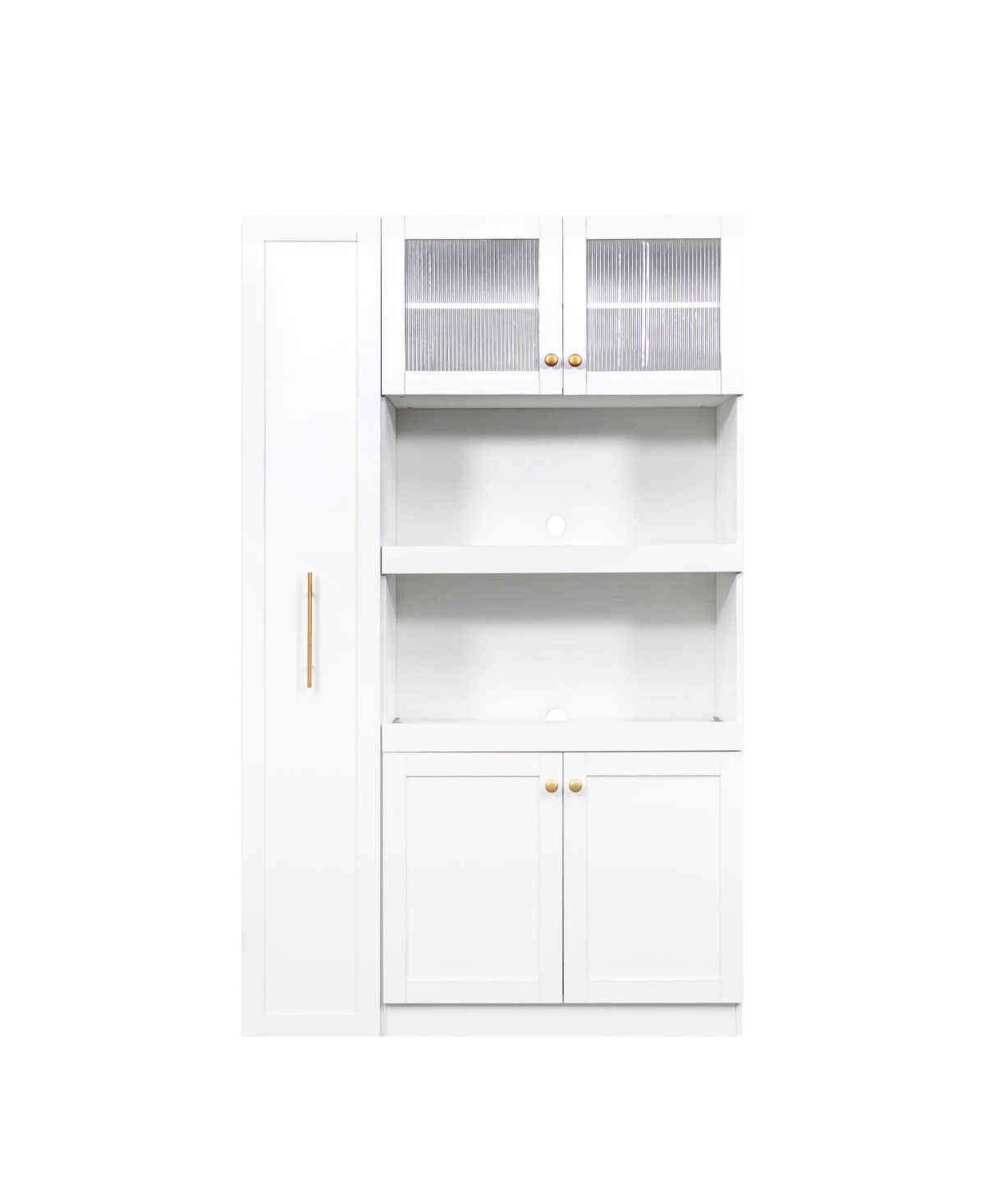 Click here for Casainc Kitchen Pantry Cabinet with 4 Doors and Pu... prices