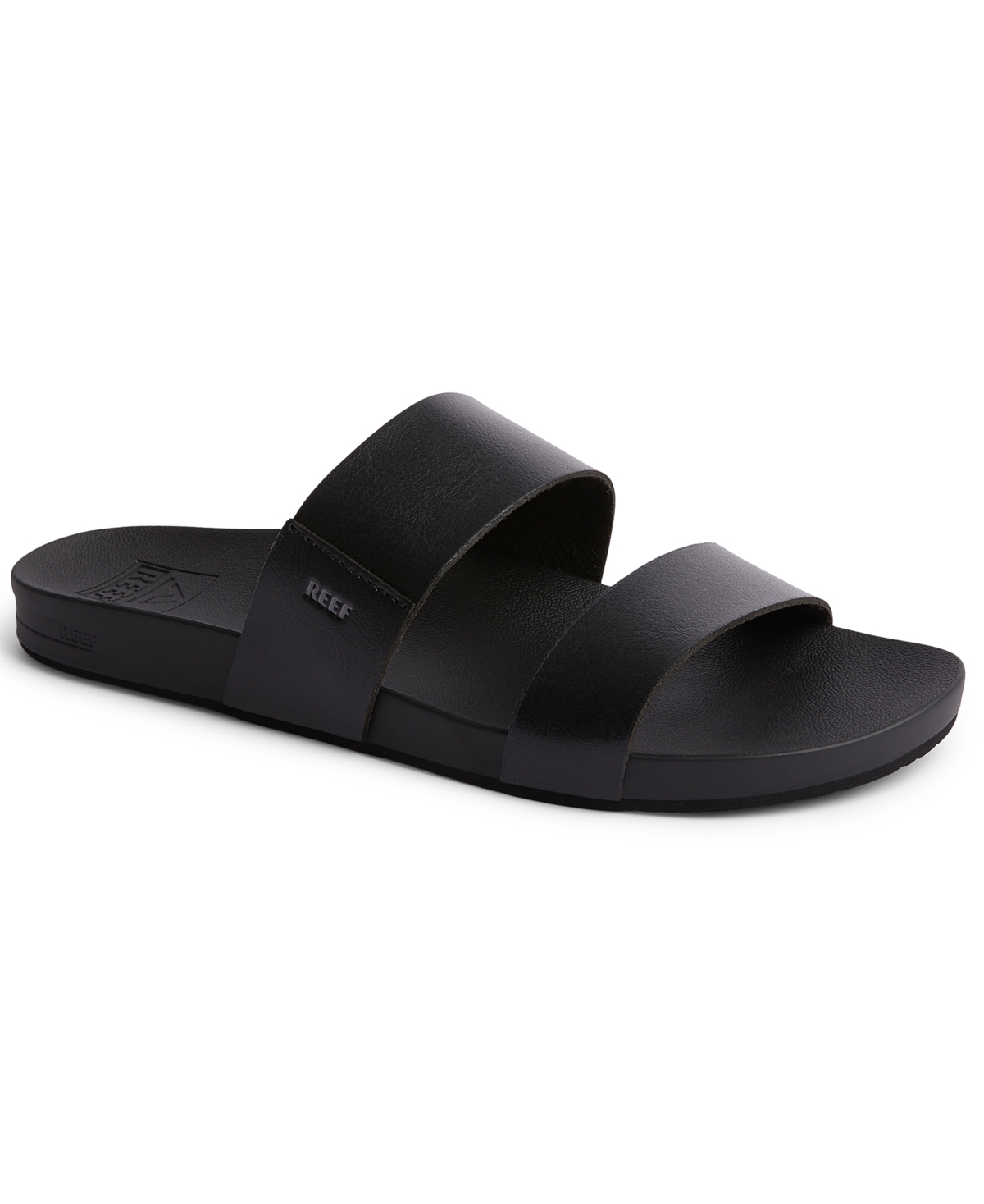 Click here for Reef Womens Vista Slip-On Flat Sandals - Black prices