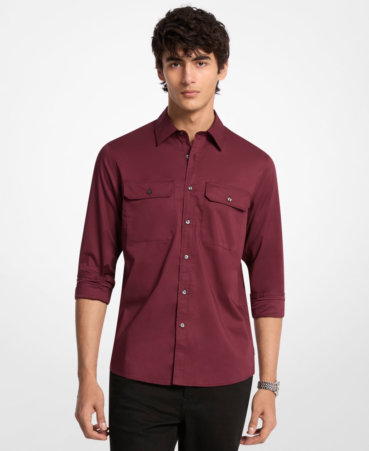 Click here for Michael Kors Mens Two Pocket Garment Dye Classic-F... prices