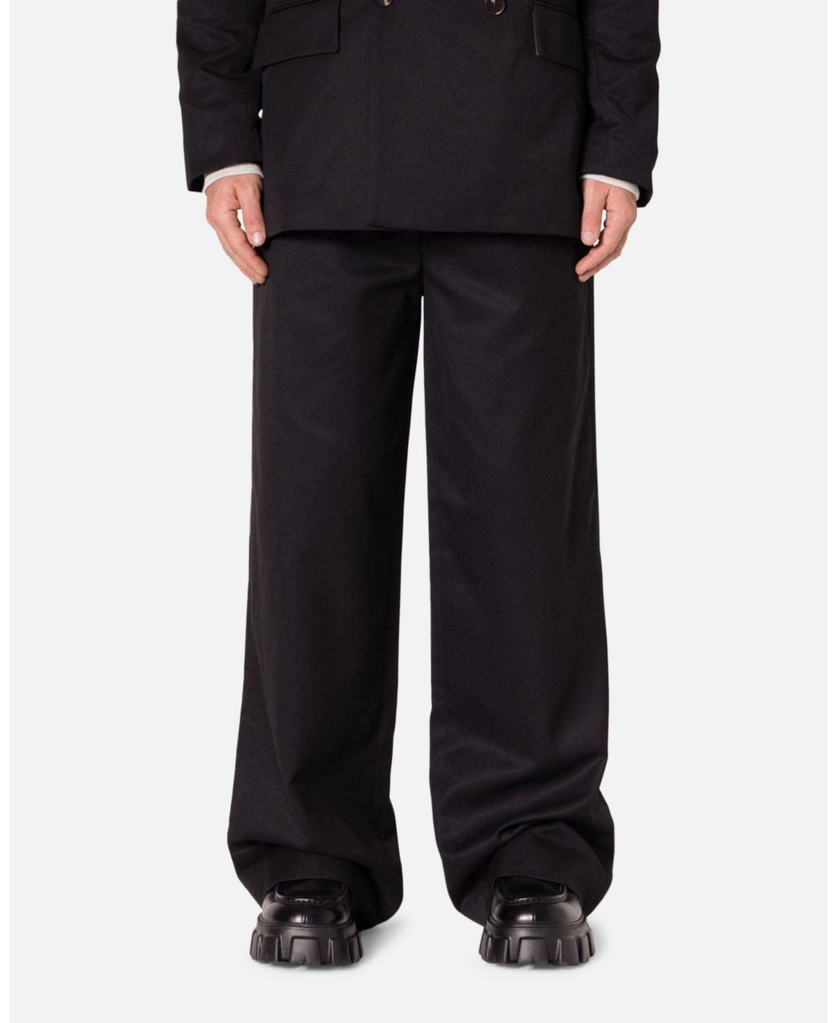 Click here for mnml Mens Played Suit Pants - Black prices