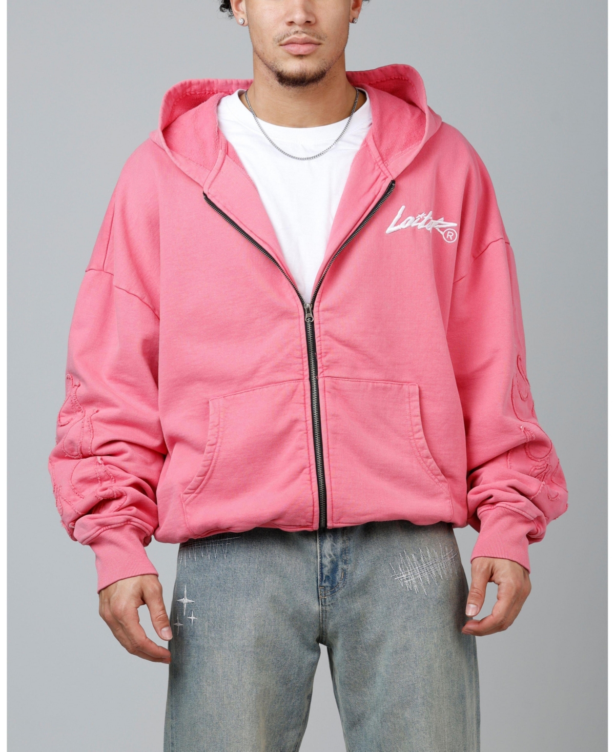 Click here for Loiter Mens Inferno Hoodie - Pink prices