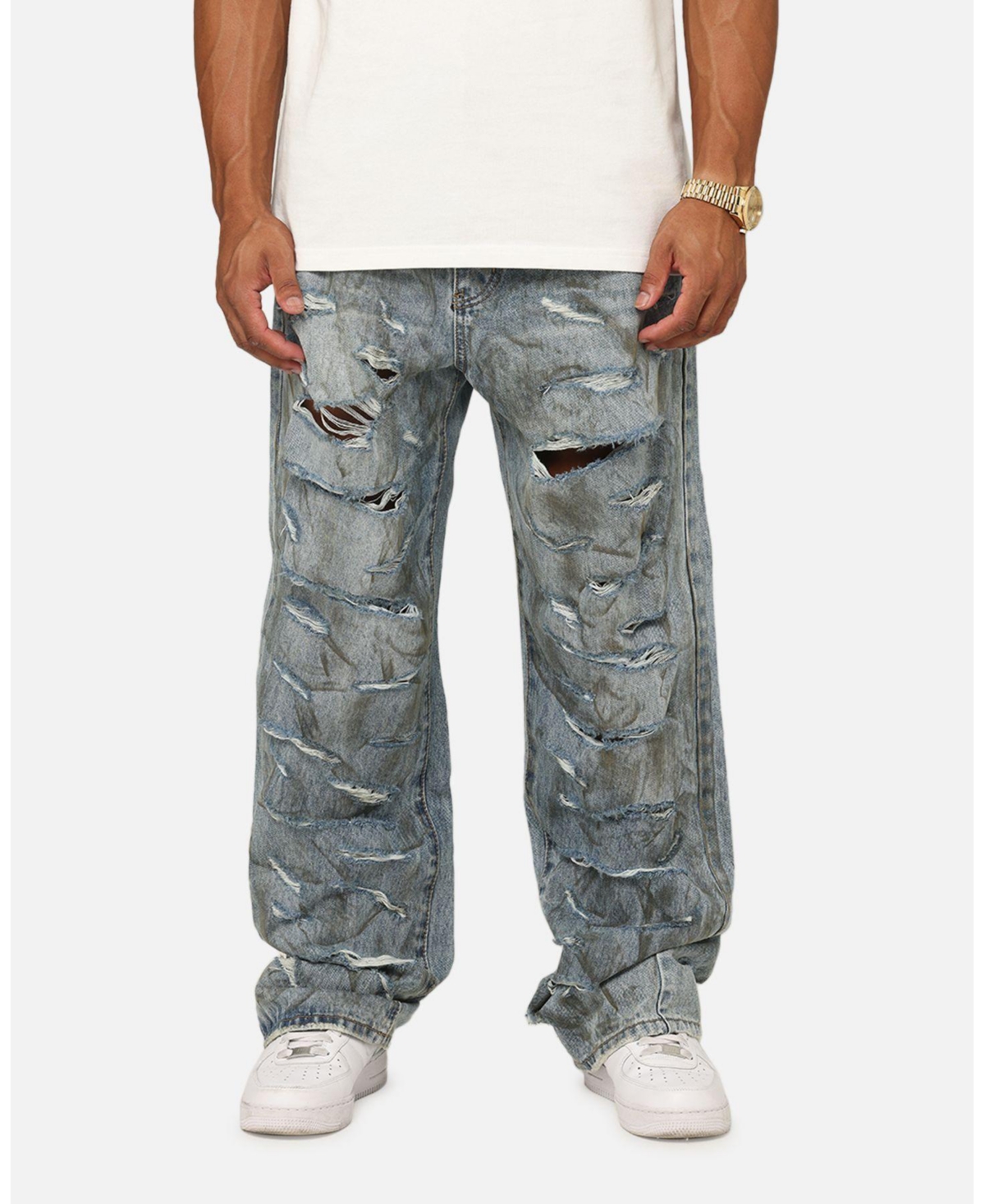 Click here for Loiter Mens Ultra Baggy Thrashed Denim prices