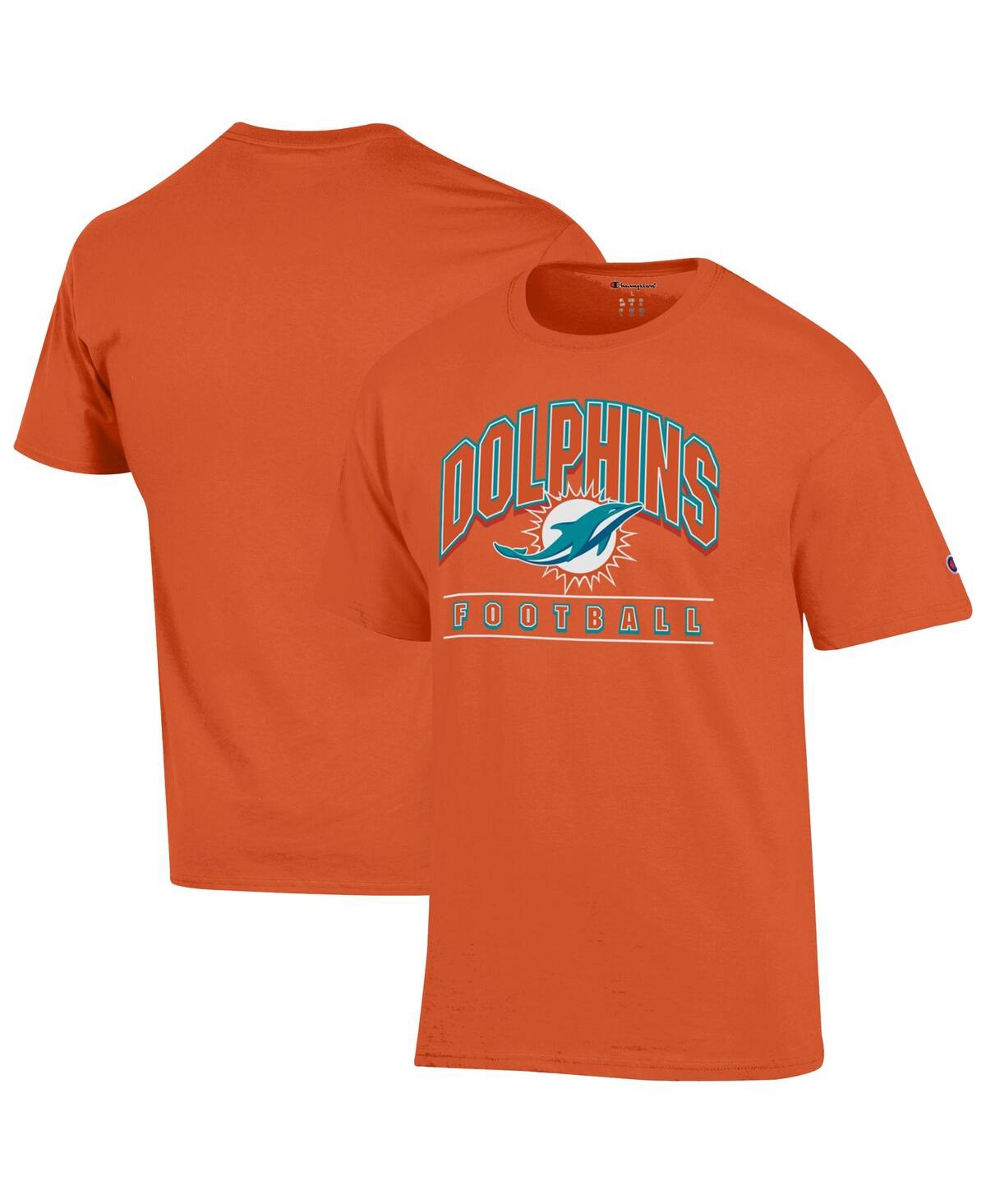 Click here for Champion Mens Orange Miami Dolphins Football T-Shi... prices