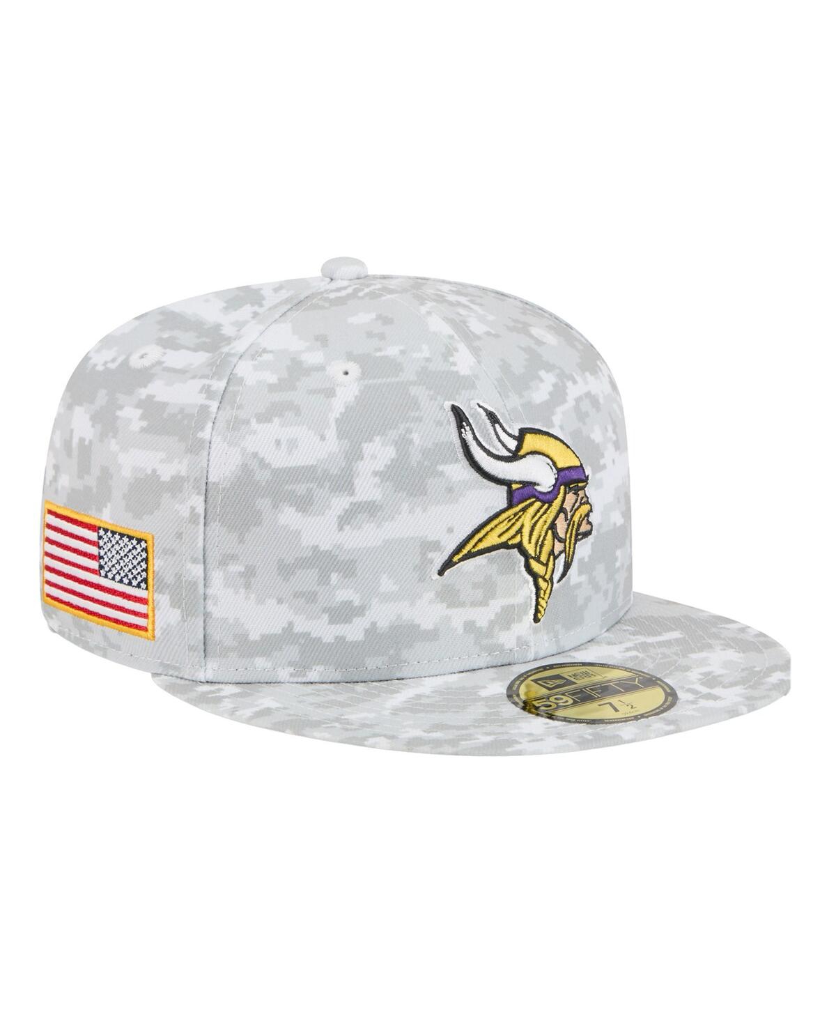 Click here for New Era Mens White Minnesota Vikings 2025 Salute t... prices