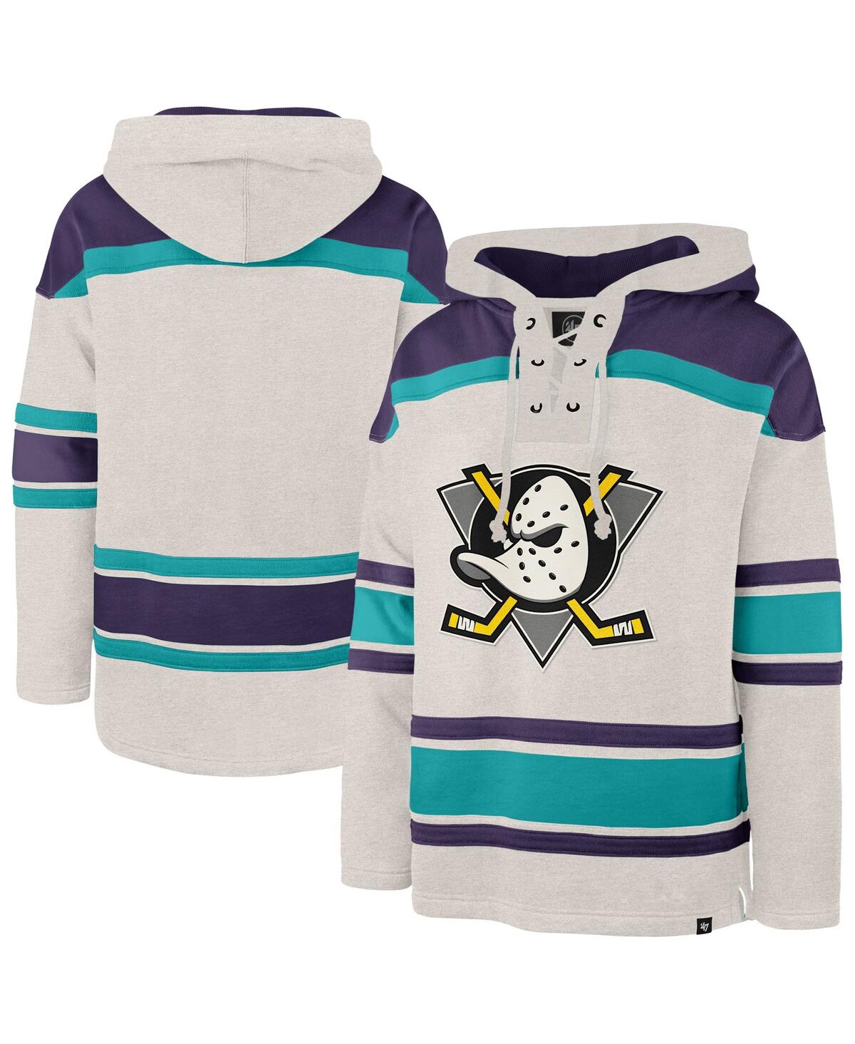 Click here for 47 Brand Mens Oatmeal Anaheim Ducks Rockaway Lacer... prices