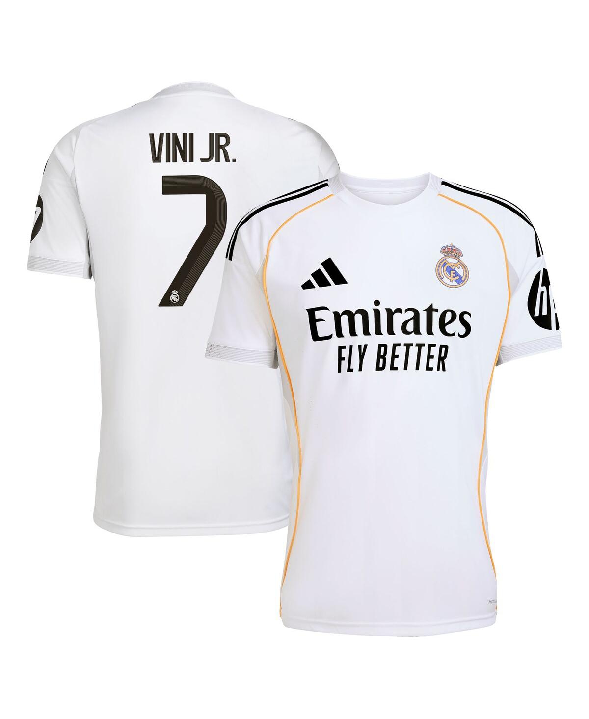 Click here for Adidas Mens Vini Jr. White Real Madrid 2025/26 Hom... prices
