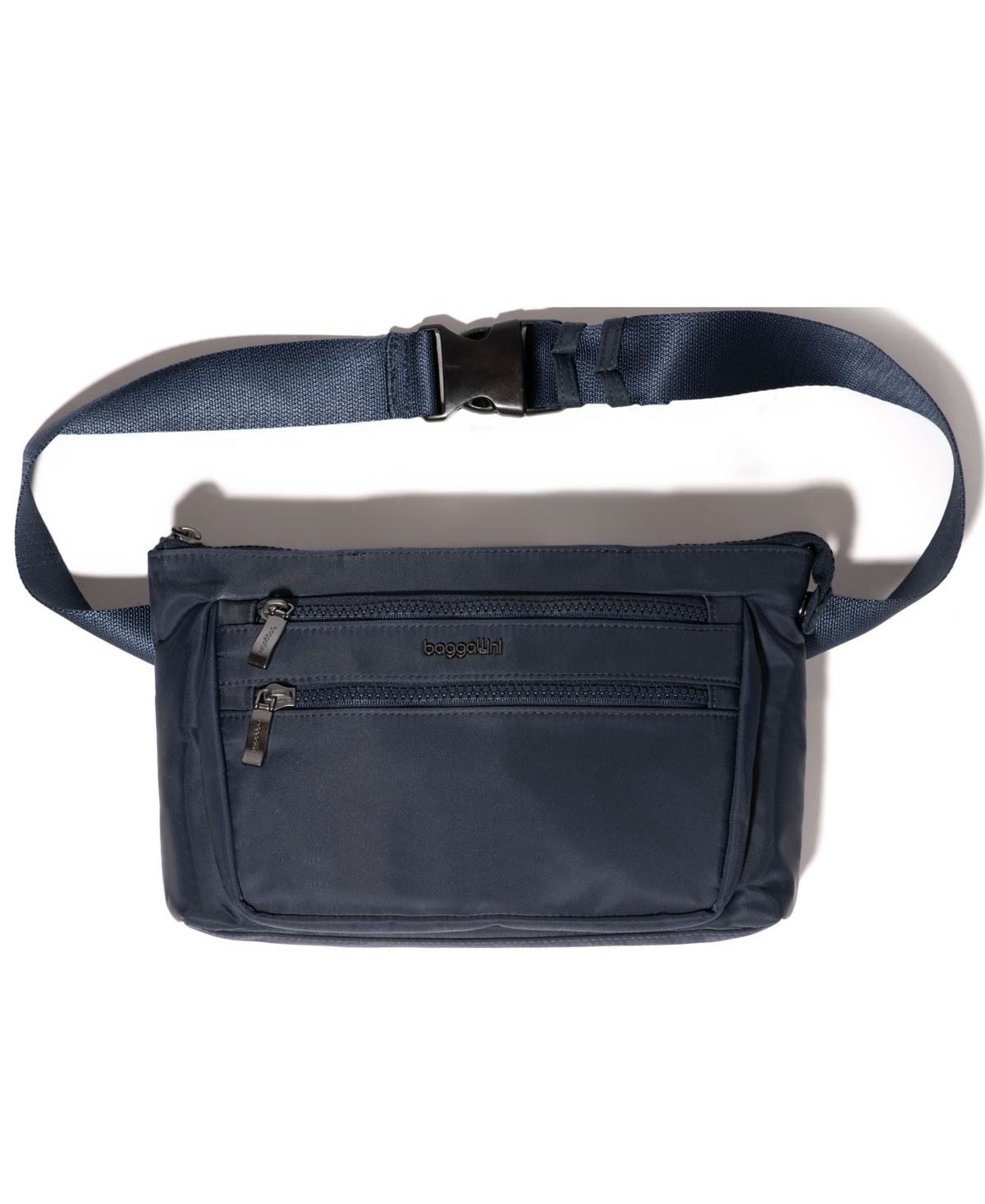 Click here for Baggallini Small Size Pocket Belt Bag - French Nav... prices