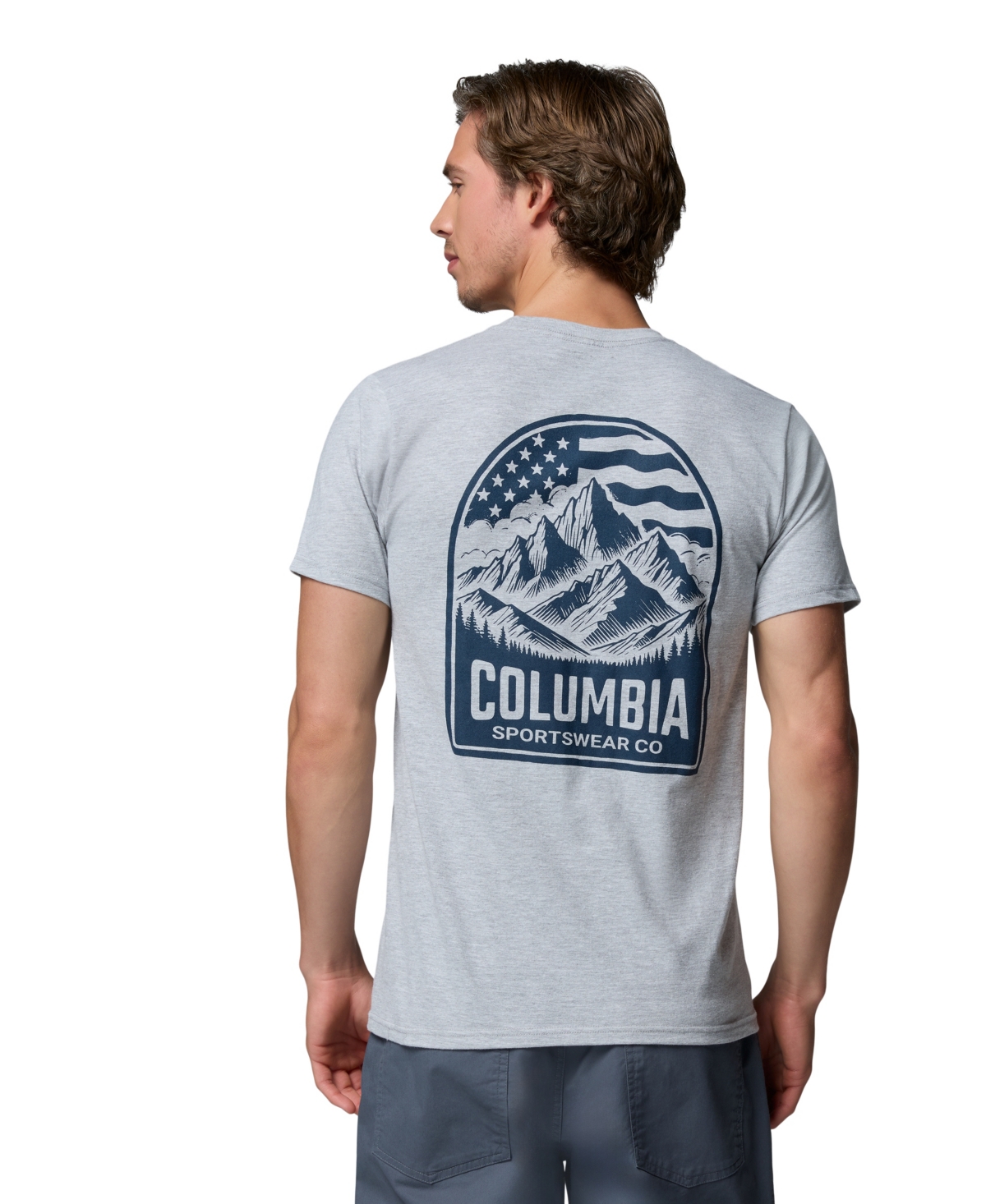 Click here for Columbia Mens Murfee Graphic T-Shirt - Heather Gra... prices