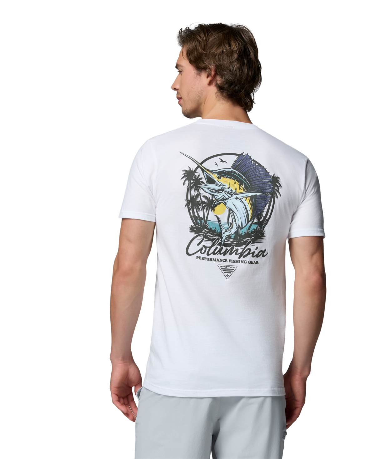 Click here for Columbia Mens Pfg Rico Graphic T-Shirt - White prices