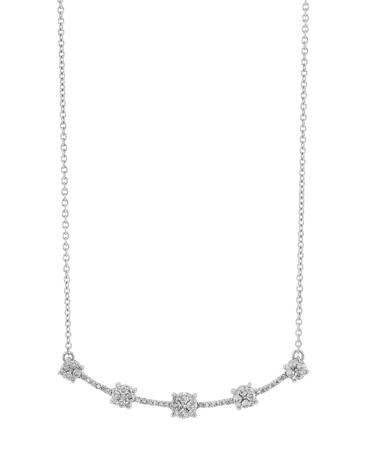 Click here for Macys Diamond Necklace (3/8 ct. t.w.) in 14k White... prices