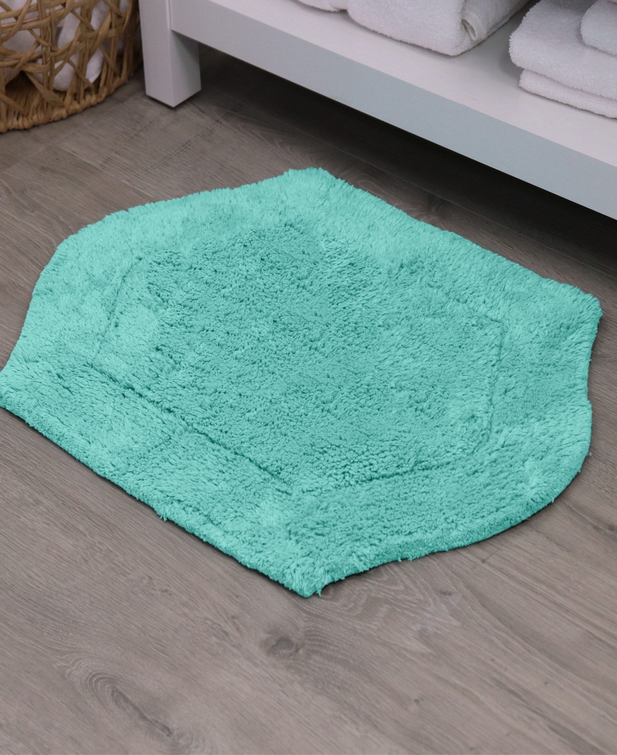 Click here for Home Weavers Waterford Bath Rug  24 x 40 - Turquoi... prices