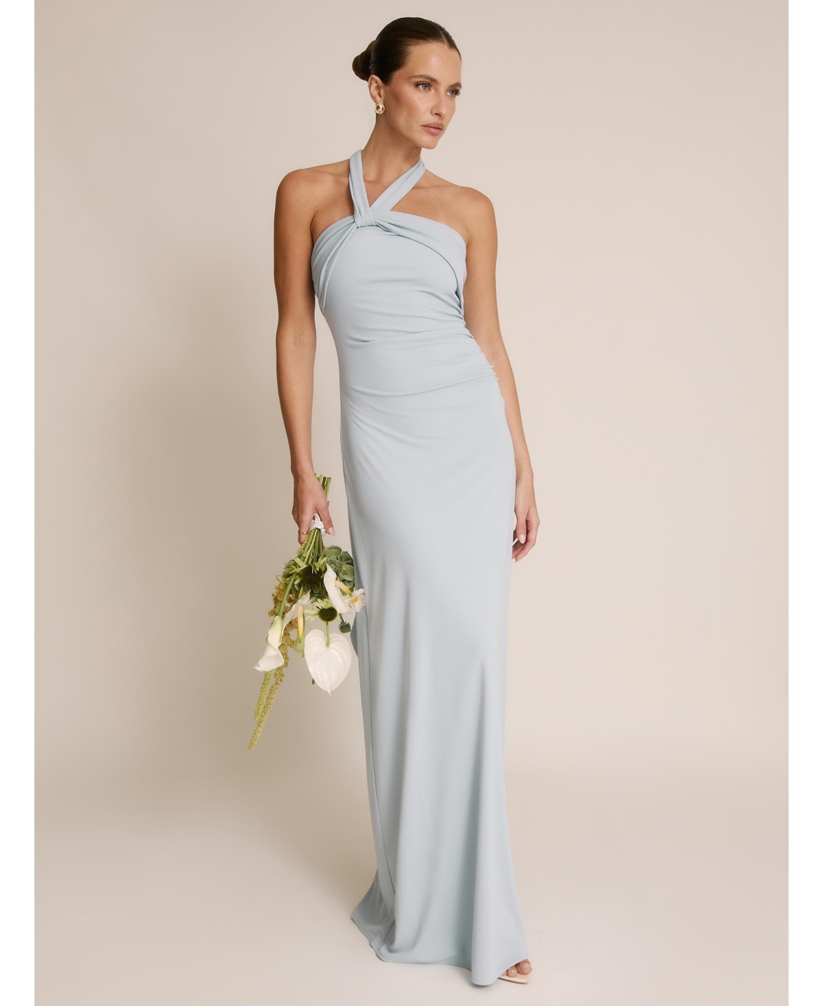 Click here for Six Stories Womens Halter Neck Stretch Bridesmaid... prices