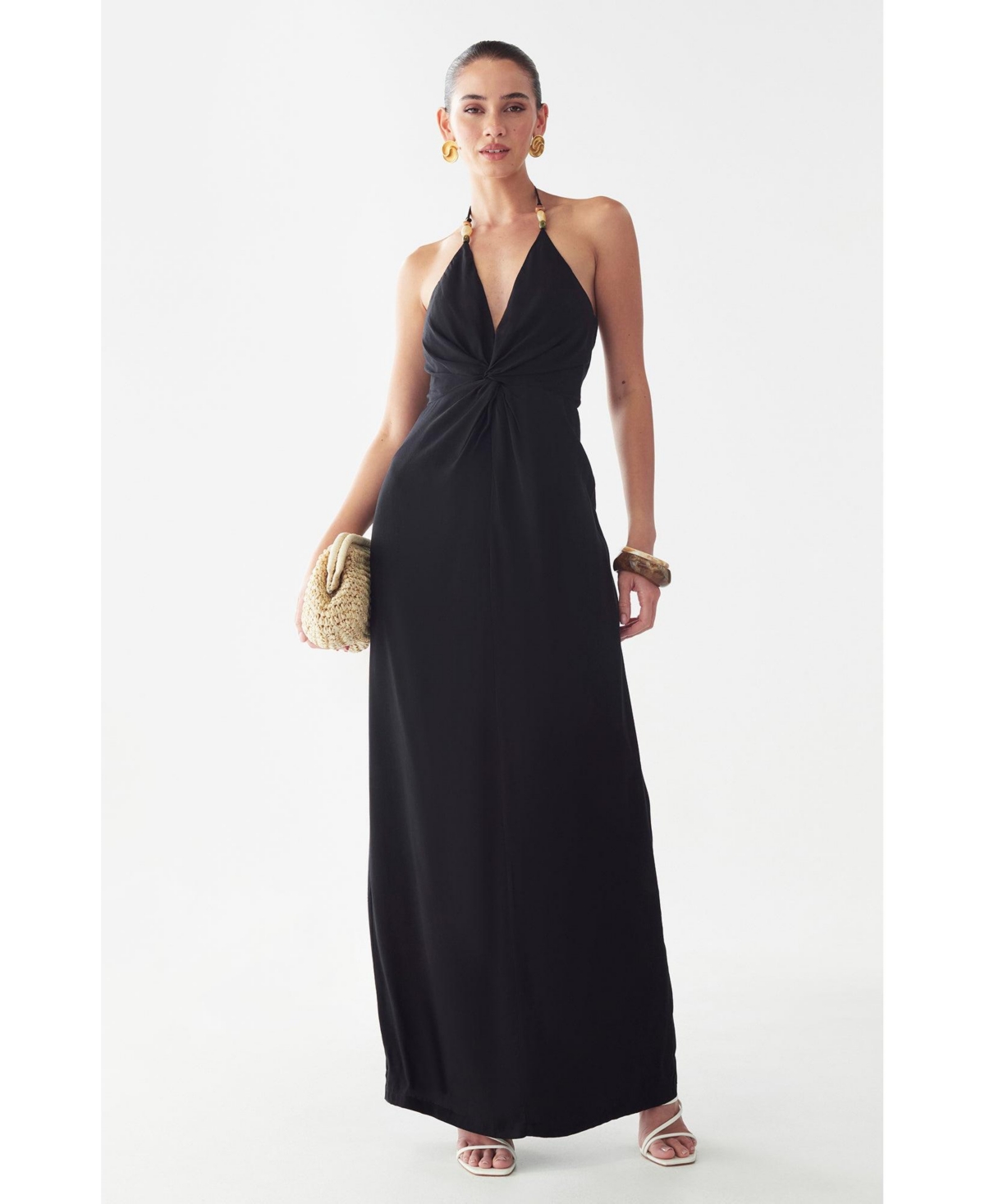 Click here for St Mrlo Womens Alaia Dress - Black prices