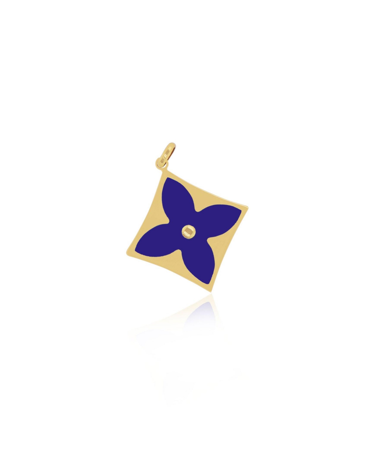 Click here for The Lovery Lapis Luxe Flower Charm 14K Gold 17 mil... prices