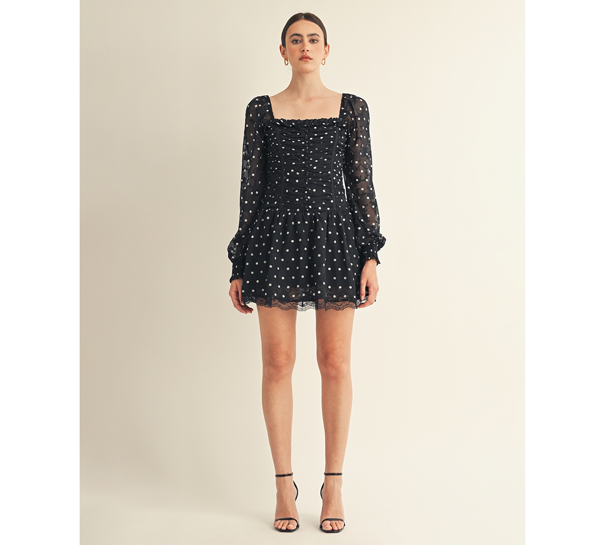 Click here for Arose Studio  Inc Womens Sorenne Square Neck Mini... prices