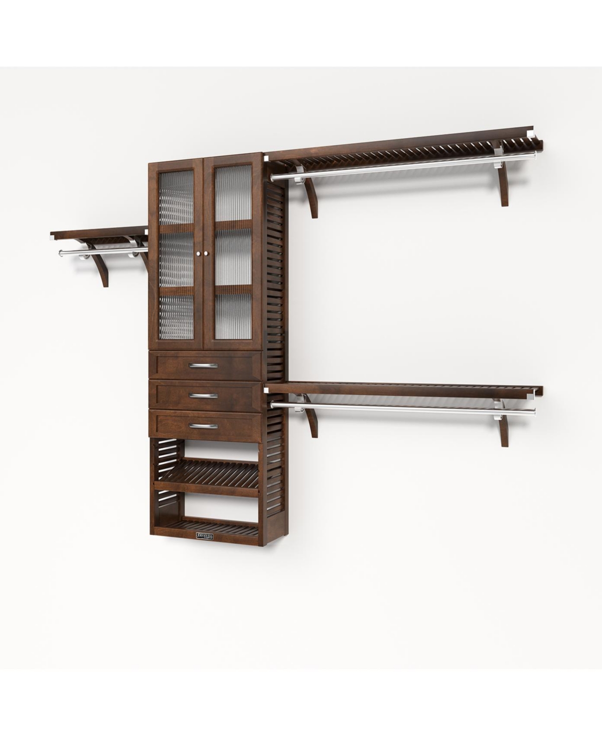 Click here for Solid Wood Reach-In Closet Organizer with 3 Shaker... prices