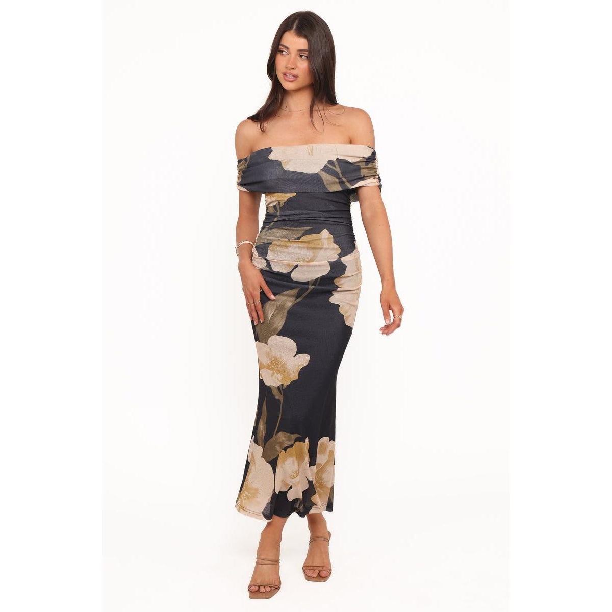 Click here for Petal and Pup Womens Koda Off Shoulder Midi Dress... prices