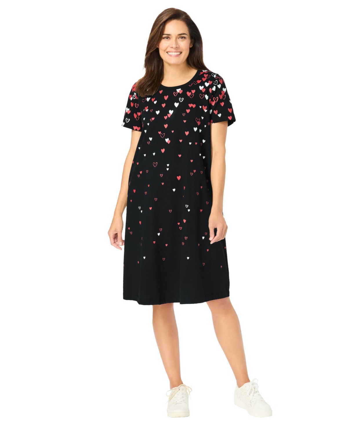 Click here for Woman Within Womens Plus Size Perfect Short-Sleeve... prices